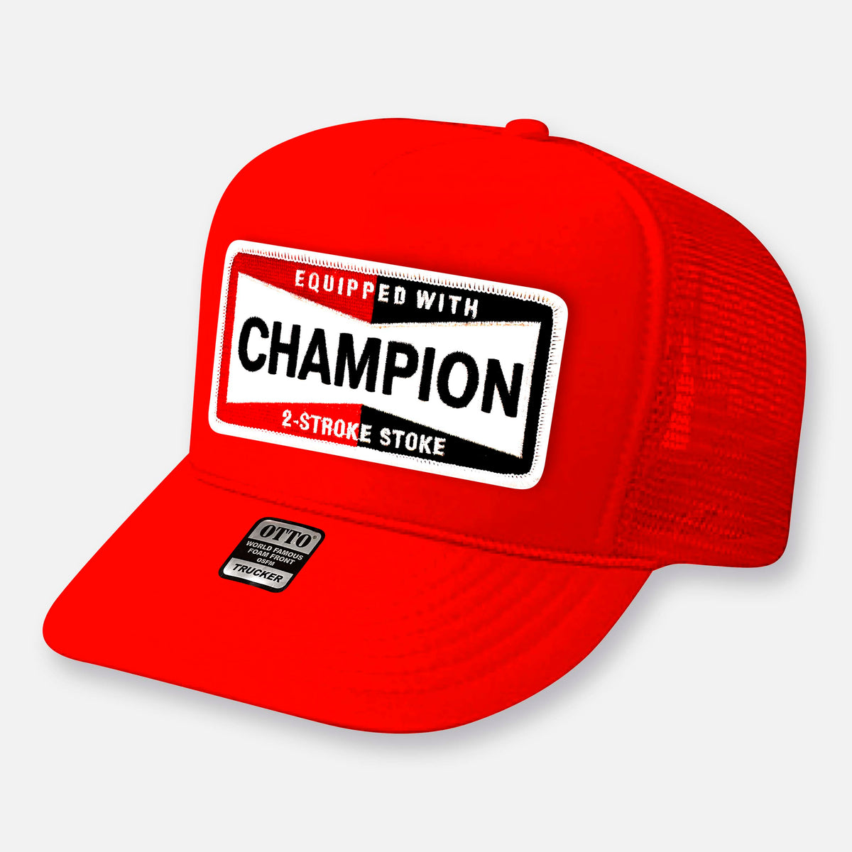 CHAMPION PIT CREW CURVED BILL PATCH HAT – Webig Moto Co.