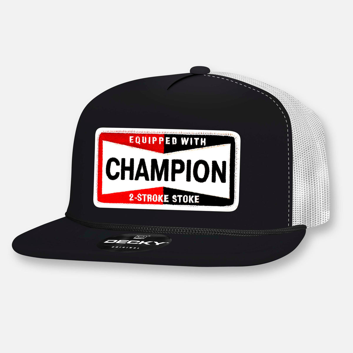 CHAMPION PIT CREW FLAT BILL PATCH HAT – Webig Moto Co.
