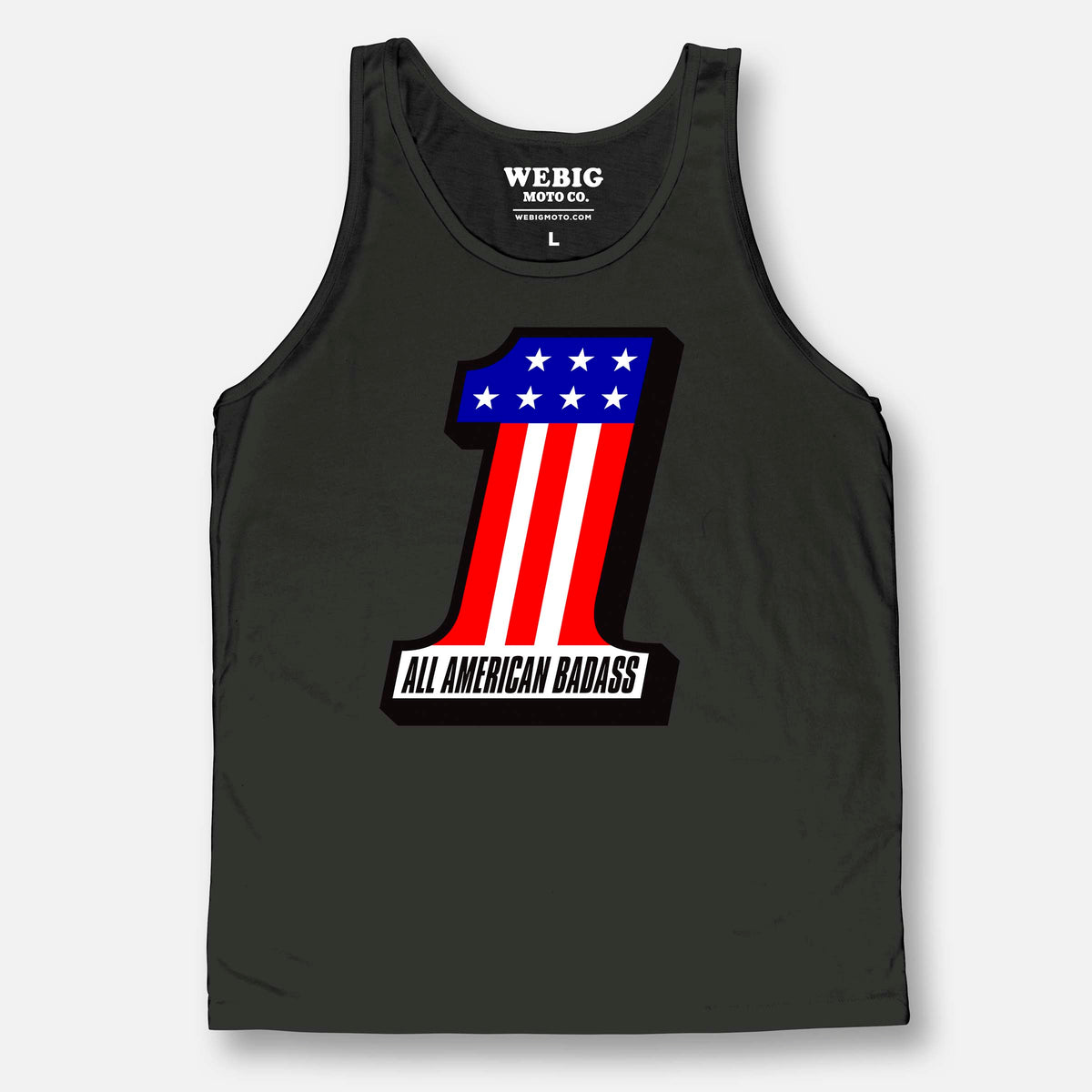 ALL AMERICAN BADASS MENS TANK TOP – Webig Moto Co.