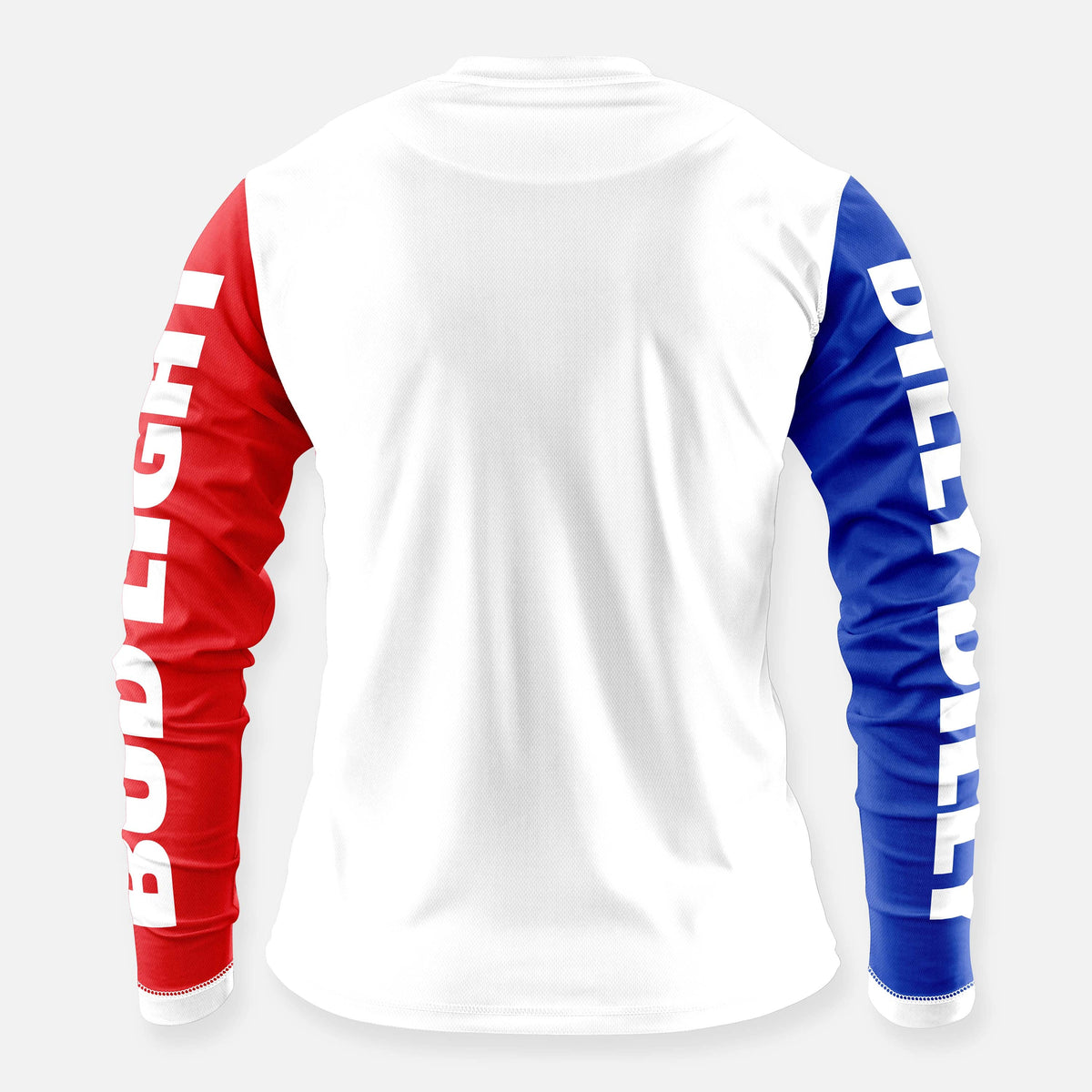 DILLY DILLY RACE TEAM JERSEY RED WHITE & BLUE – Webig Moto Co.
